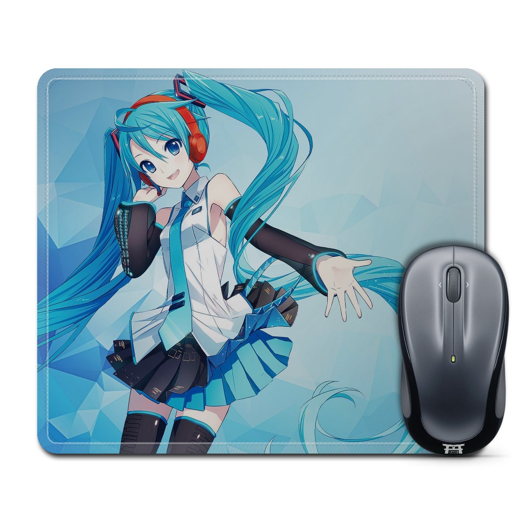 Jual Mouse pad gaming HATSUNE MIKU CUTE - VOCALOID material Rubber ...