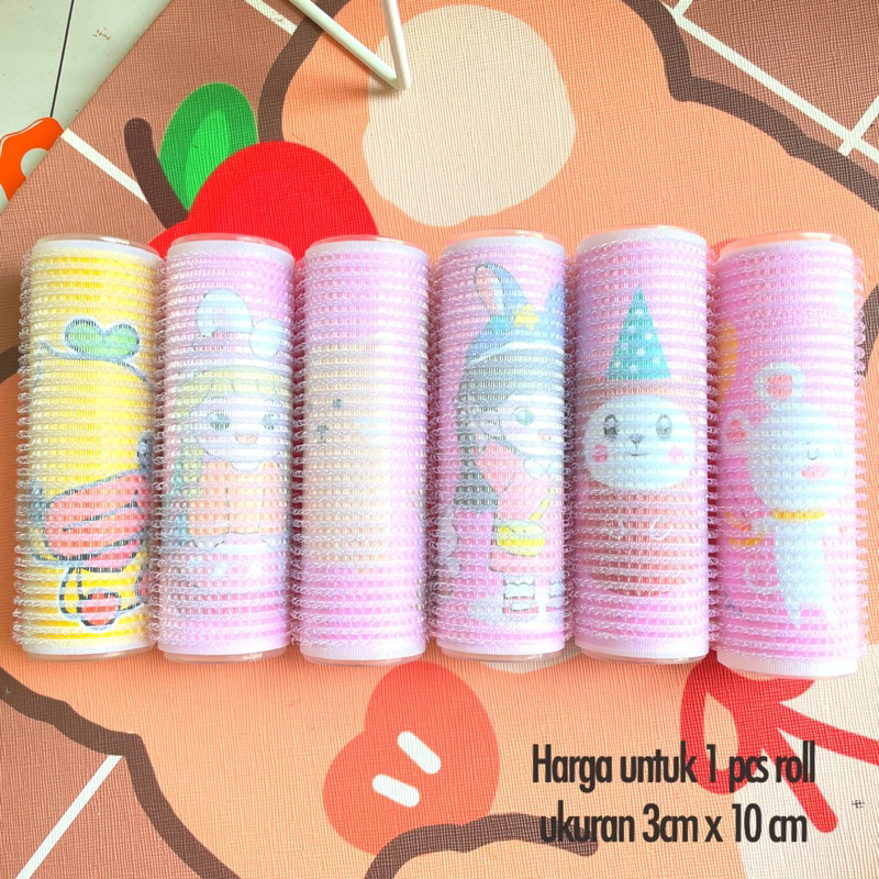 Jual Roll rambut warna pastel PREMIUM ROLL BESI STAINLES SIZE L 4 CM ...