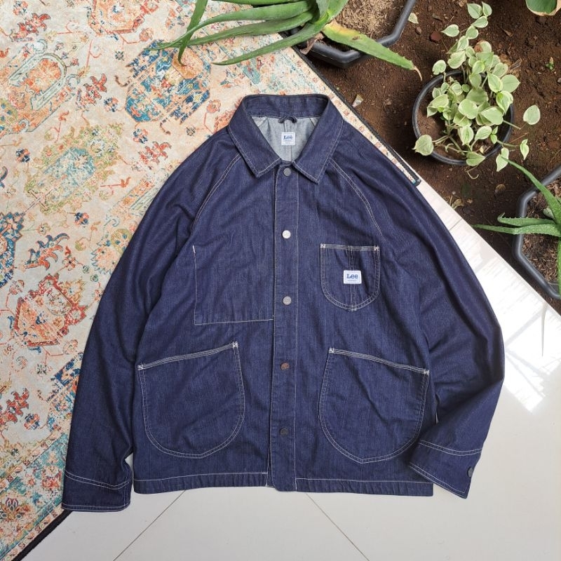 Jual LEE WORKWEAR CHORE JACKET DENIM | Shopee Indonesia