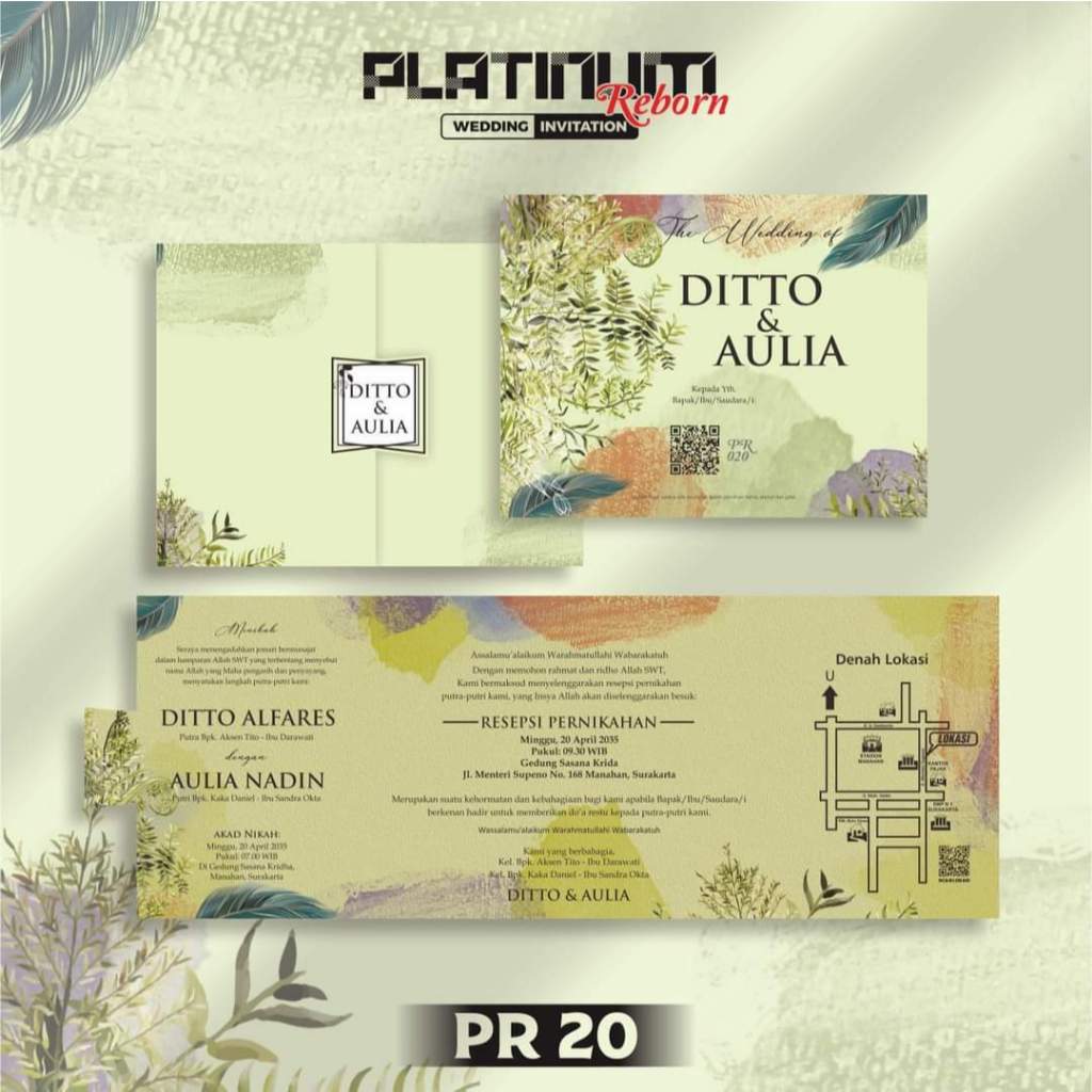 Jual UNDANGAN NIKAH PLATINUM FULLCOLOR MOTIF - UNDANGAN LIPAT UNIK ...