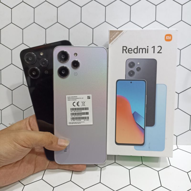Jual XIAOMI REDMI 12 8/256GB + 8/128GB Second Fullset | Shopee Indonesia