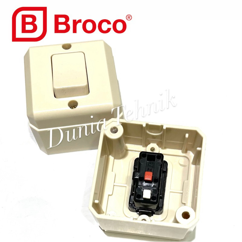 Jual BROCO Saklar Engkel Segi Saklar Tunggal OB Saklar Listrik Sakelar ...