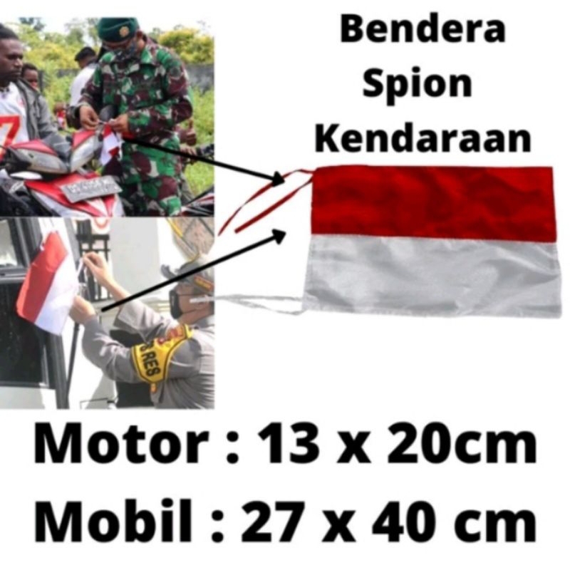 Jual BENDERA MERAH PUTIH/BENDERA MOTOR/MOBIL | Shopee Indonesia