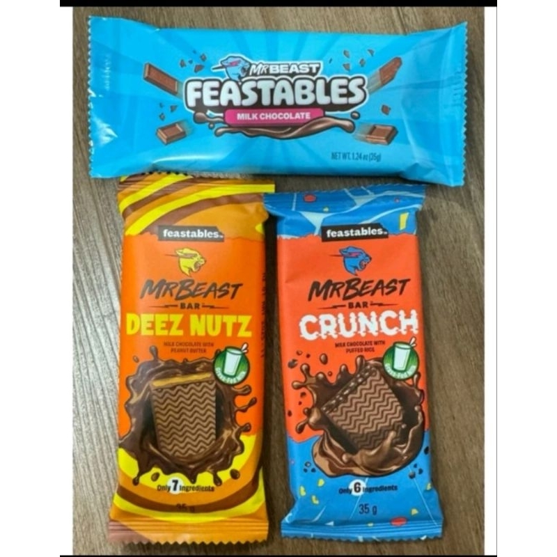 Jual Mr Beast Feastables Chocolate Bar - 35gr | Shopee Indonesia