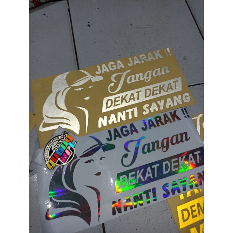 Jual STIKER STICKER CUTTING MOBIL STIKER KATAKATA BAHAN STIKER NYALA ...