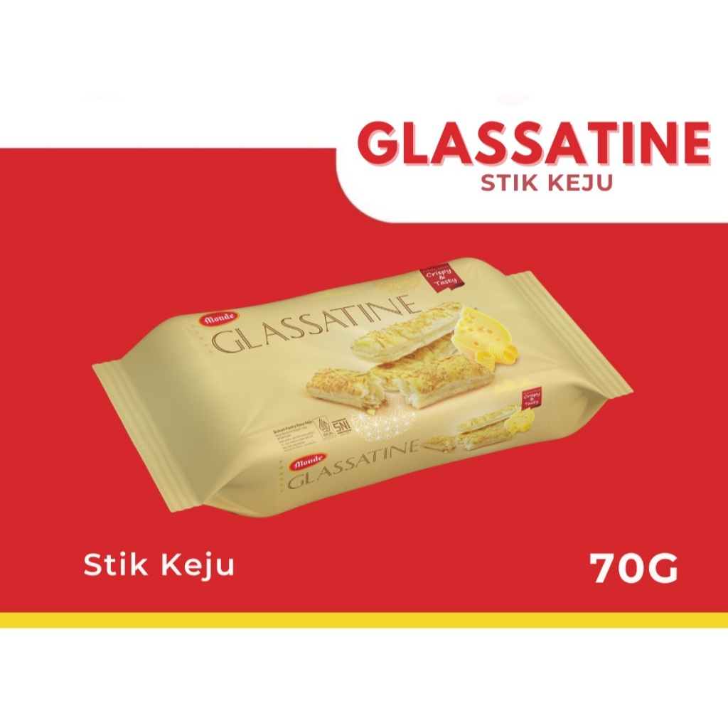 Jual Monde Glassatine Biskuit Pastry Rasa Keju 70gram | Shopee Indonesia