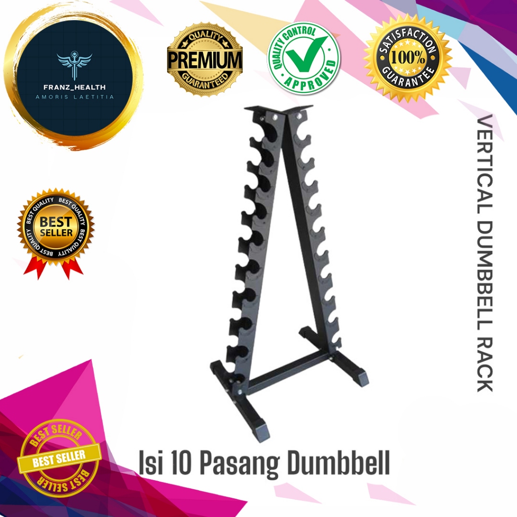 Jual Triangular Vertical Dumbbell Rack I Rack Dumbbell Segitiga - 10 ...
