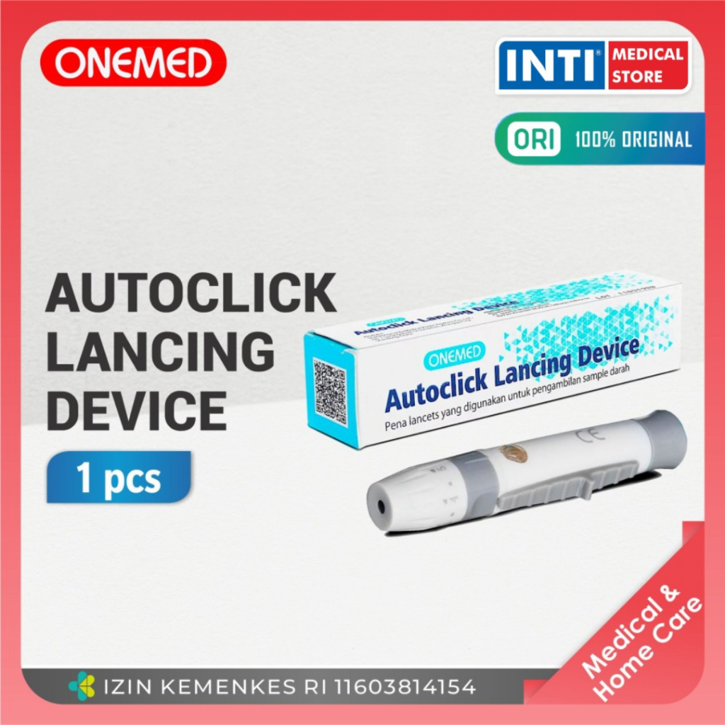 Jual ONEMED Autoclick Lancing Device / Pen Lancets | Shopee Indonesia