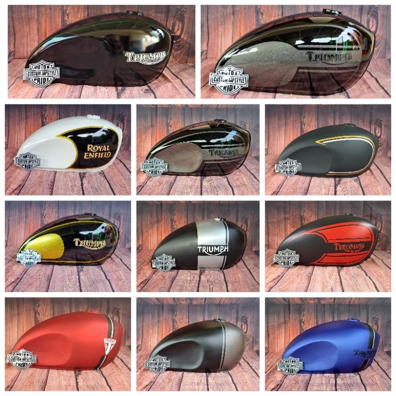 Jual Tangki japstyle triumph custom universal tiger megapro scorpio ...