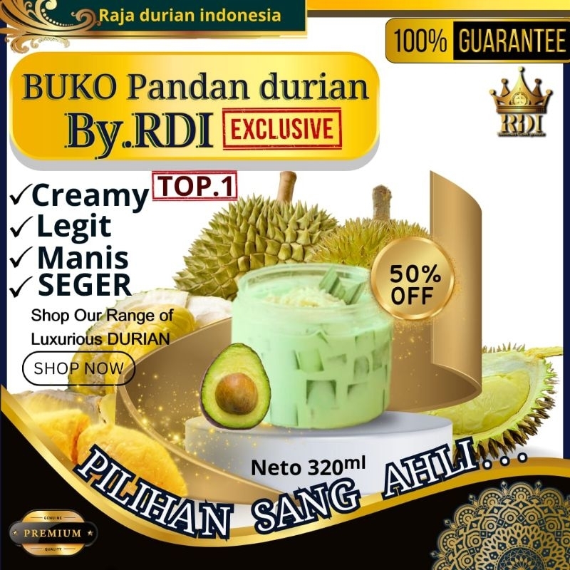 Jual RDI.cab Jak-Pusat BUKO PANDAN DURIAN/Racikan Terbaru by Raja ...