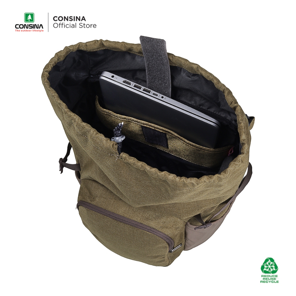 Jual Consina Gerla Ransel Laptop Outdoor Travel Backpack Top Load ...