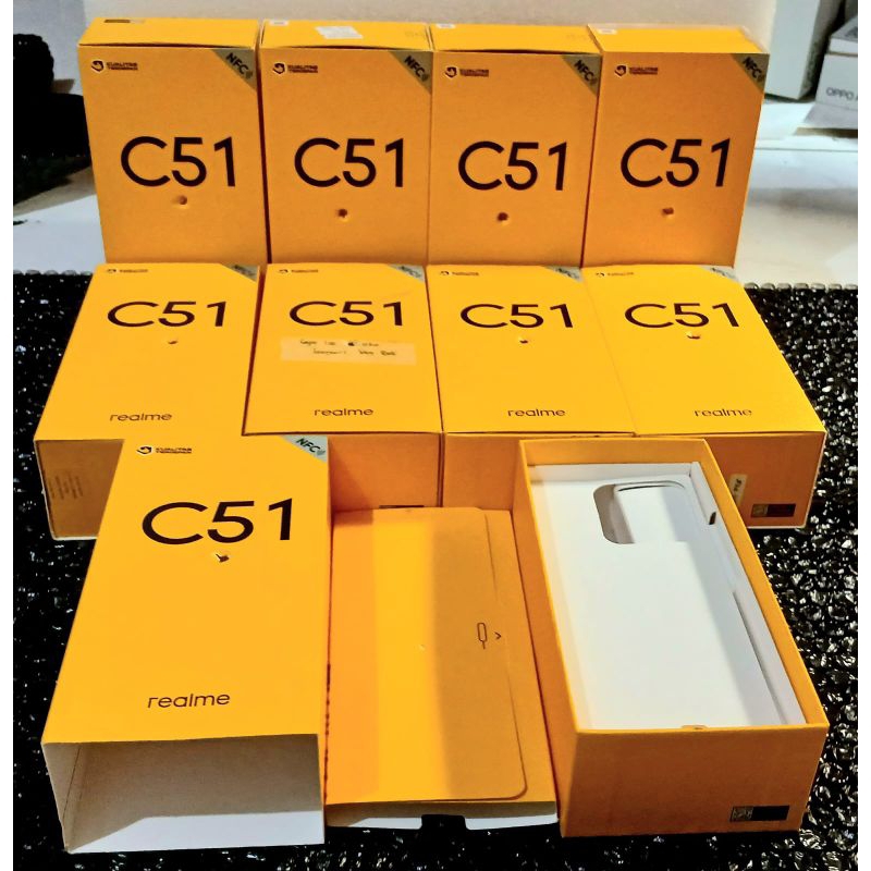 Jual Dus box kotak hp Realme c51 original copotan | Shopee Indonesia
