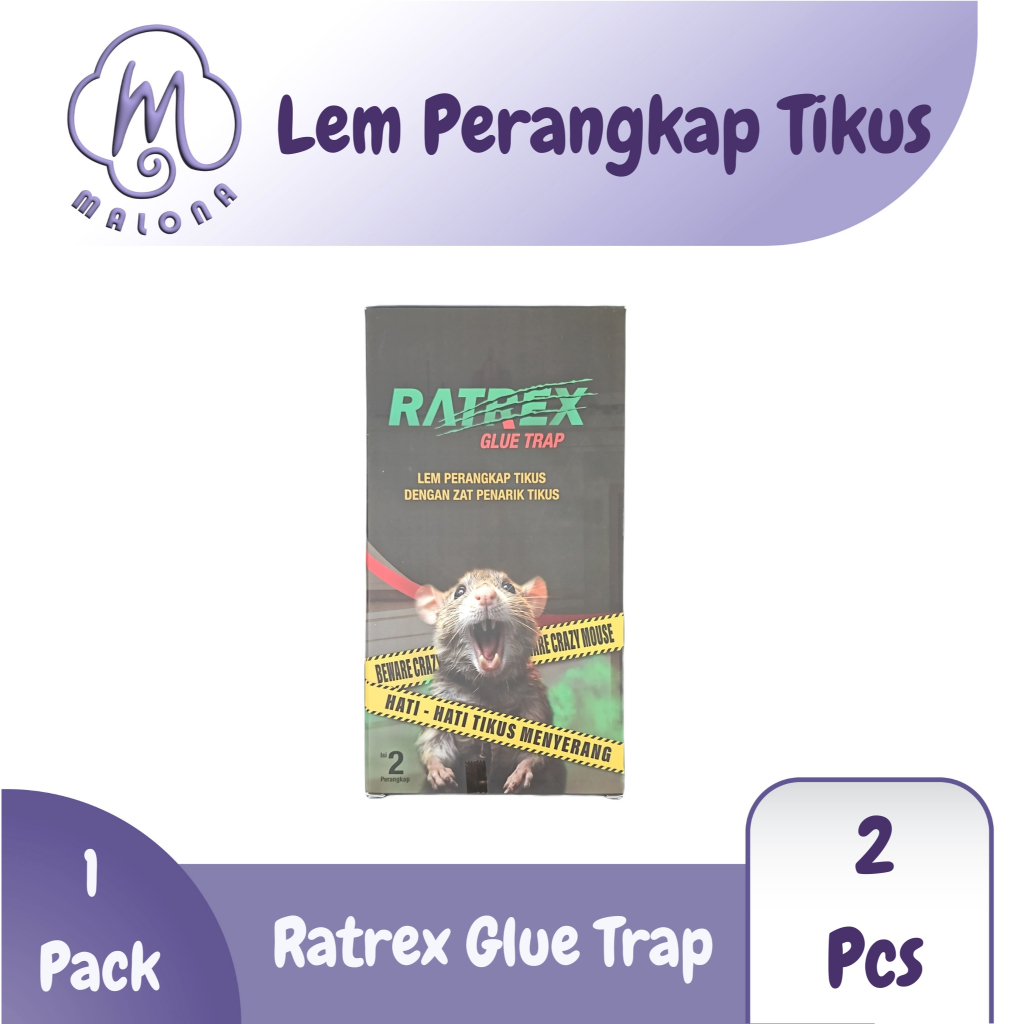 Jual Ratrex Glue Trap Lem Perangkap Tikus Lem Papan Ampuh Super Lengket ...