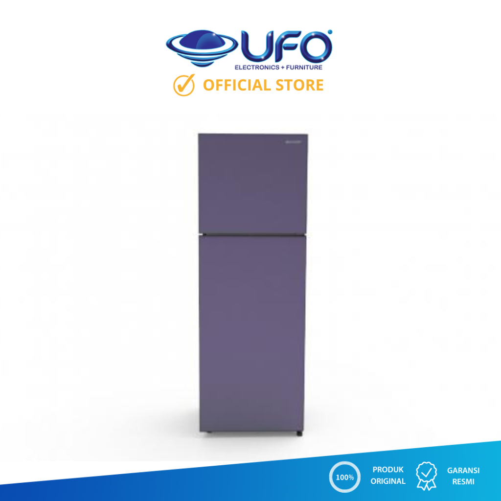 Jual Sharp Kulkas 2 Pintu Shine Glass 256L Mega Freezer SJ326XGCP ...