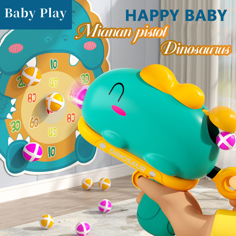Jual Mainan anak-anak dinosaurus meluncurkan mainan menembak pistol ...