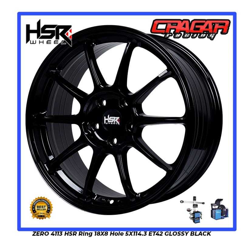 Jual Velg Mobil R18 HSR ZERO Ring 18 Hole 5X114,3 buat innova xpander ...