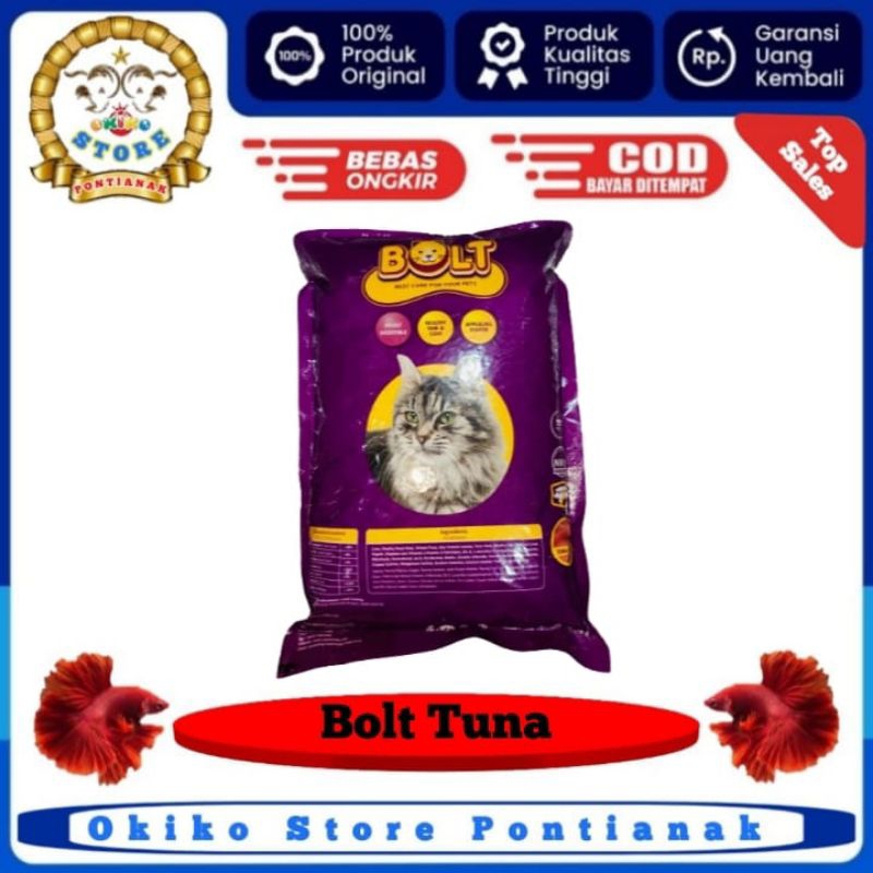 Jual Bolt Makanan kucing 800gram cat food bolt ikan bolt donat bolt ...