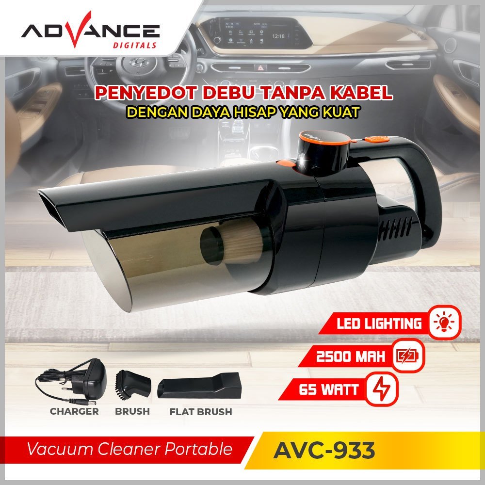 Jual Advance AVC-933 Vacuum Cleaner Portable Penyedot Debu Hewan Mobil ...