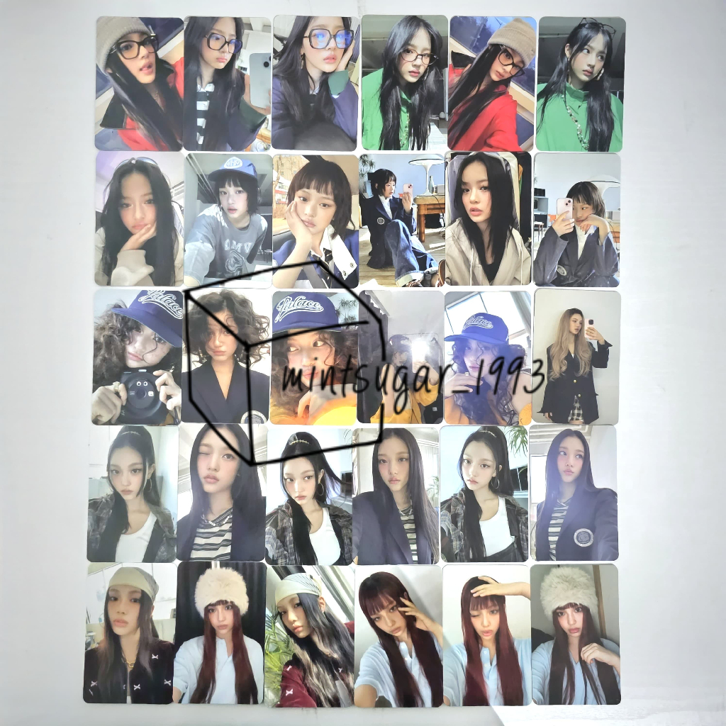 Jual [ READY STOCK OFFICIAL ] PHOTOCARD NEWJEANS HOW SWEET WEVERSE VER A B C SET MEMBER : MINJI ...