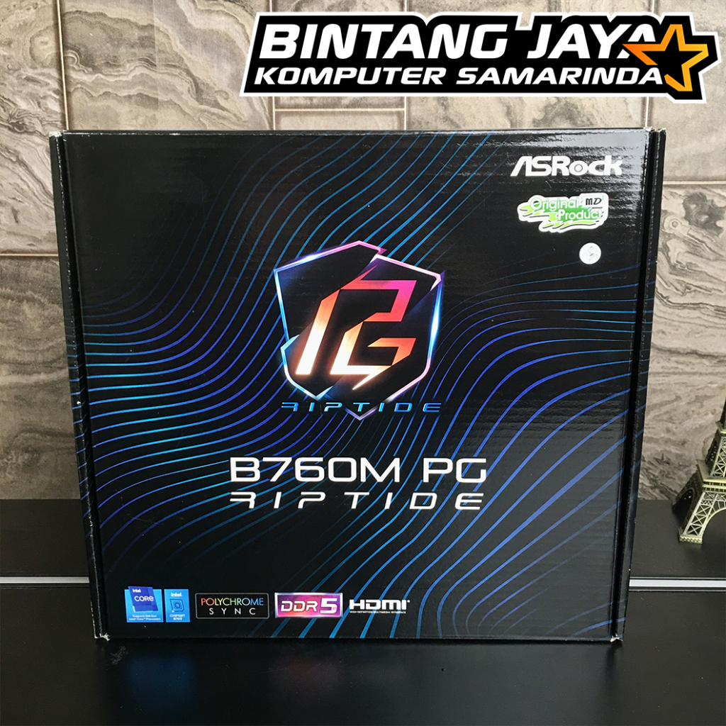 Jual Motherboard ASRock B760M PG Riptide DDR5 LGA 1700 M-ATX | Shopee ...