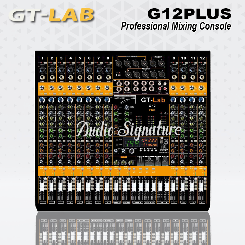 Jual Mixer Audio 12 Channel GT-LAB G-12 | G12 PLUS Original By RDW ...