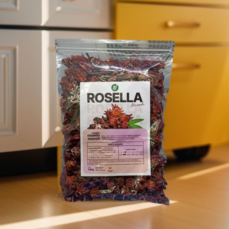 Jual Teh Bunga Rosella Merah 100 gram | Teh Rosela | Shopee Indonesia
