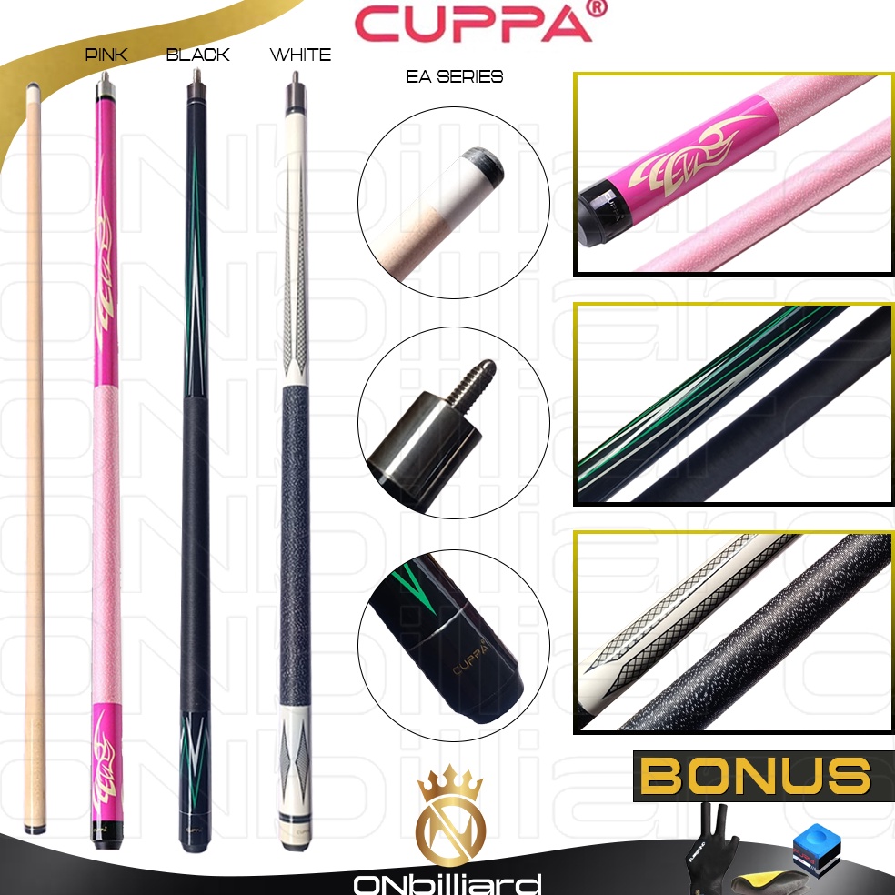 Jual KODE X8E Cuppa Pink EA Cue Stick Play Billiard Stik Biliar 125mm ...