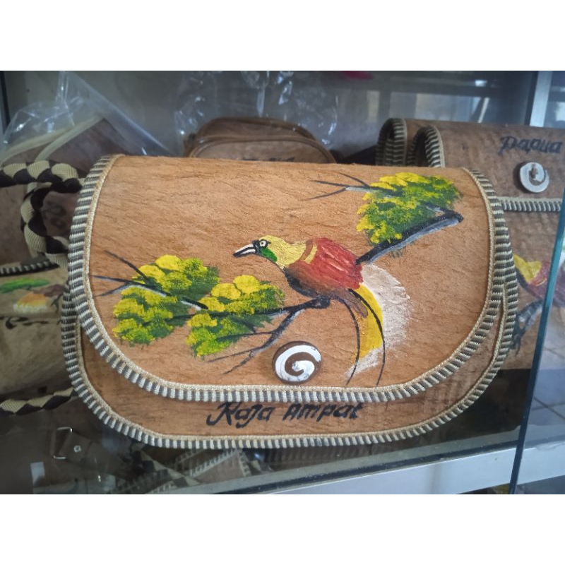 Jual tas noken kulit kayu/ oleh oleh khas papua | Shopee Indonesia