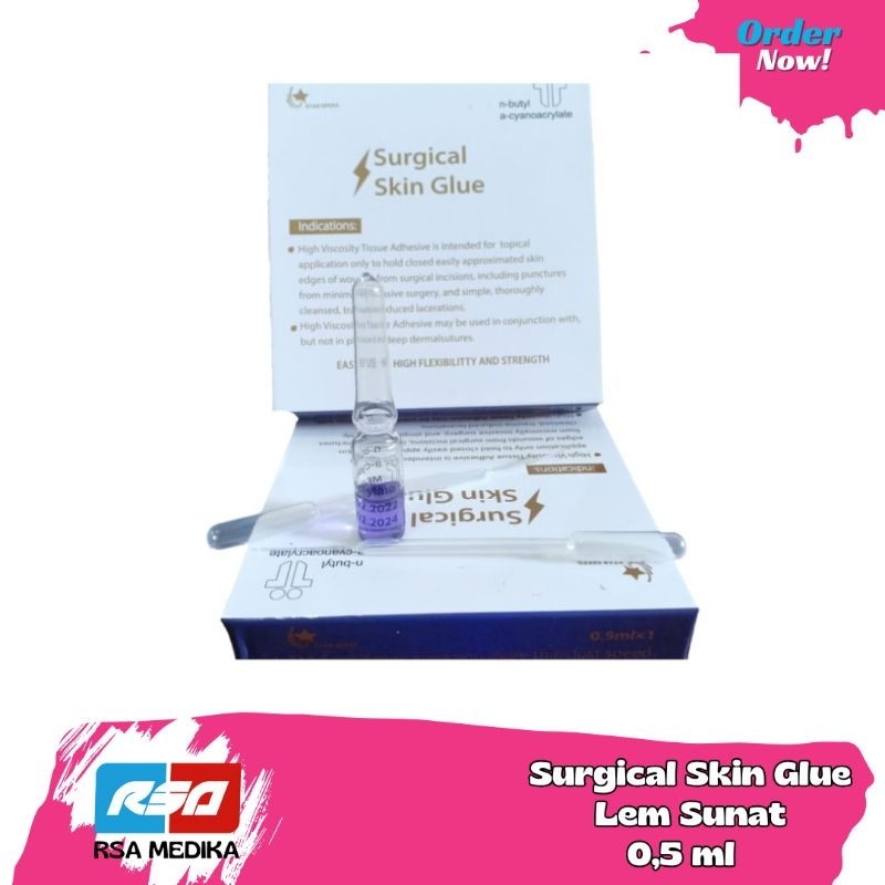 Jual Surgical skin Glue/Lem sunat bedah perfect seal 0,5 ml | Shopee ...