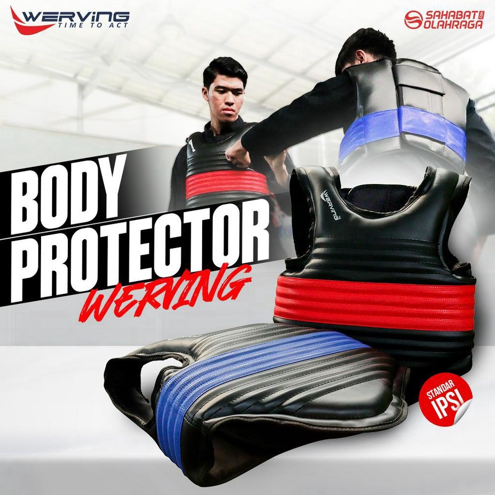 Jual KODE L97S Body Protector Silat Velcro Werving Body Silat Velcro ...
