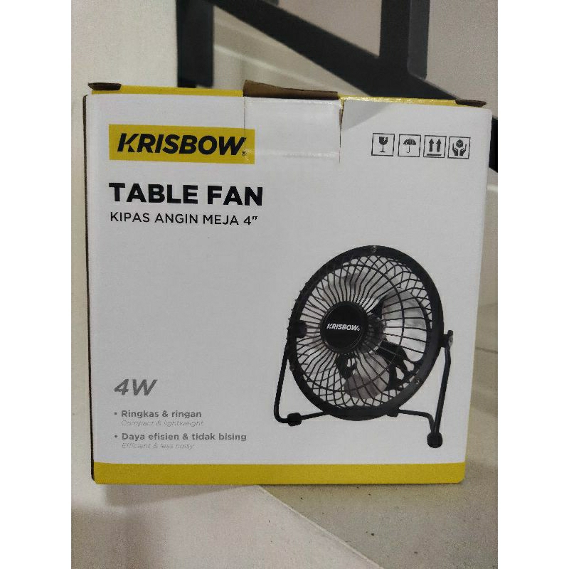 Jual Table Fan Krisbow kipas meja 4 inch | Shopee Indonesia