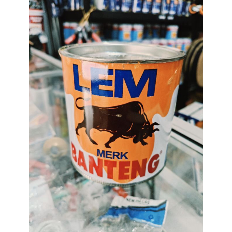 Jual LEM BANTENG KALENG 500 GRAM / LEM SERBAGUNA KALENG 500 GRAM ...