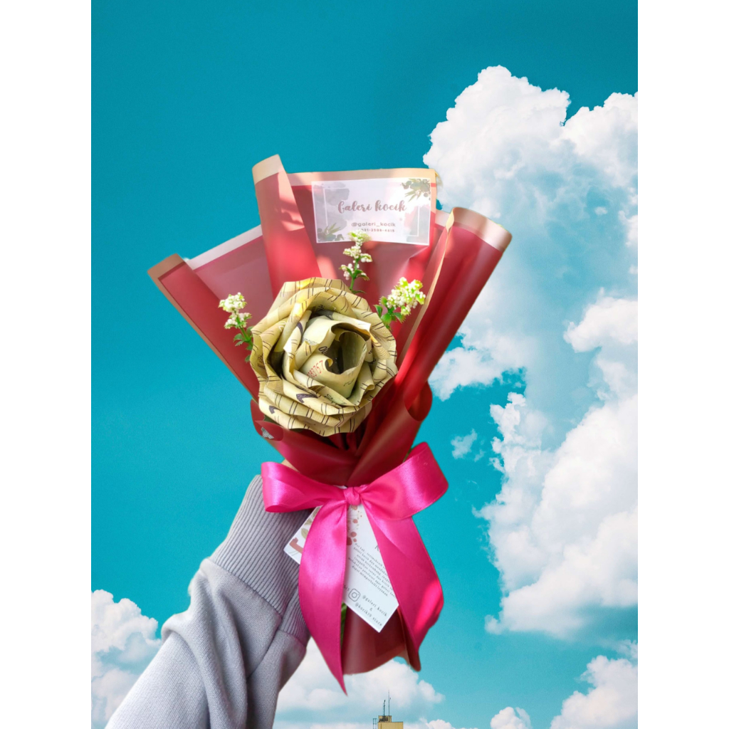 Jual Buket Uang Model Bunga Mawar, Wisuda, Ulang tahun,Anniversary ...