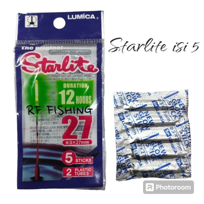 Jual Starlite Pancing Lumica isi 5 Kapsul / Light stick / glow stick ...