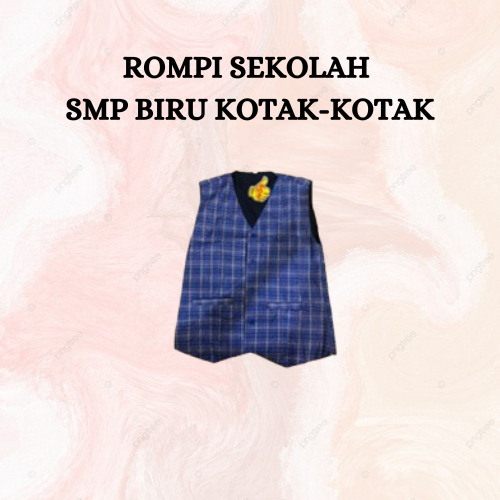 Jual ROMPI SEKOLAH ANAK SD & SMP POLOS /KOTAK-KOTAK | Shopee Indonesia