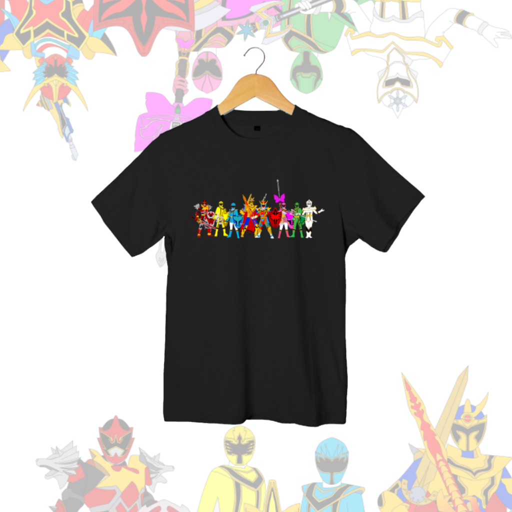 Jual Kaos Mystic Force Kaos Magiranger Kaos Power Rangers Kaos Mahou ...