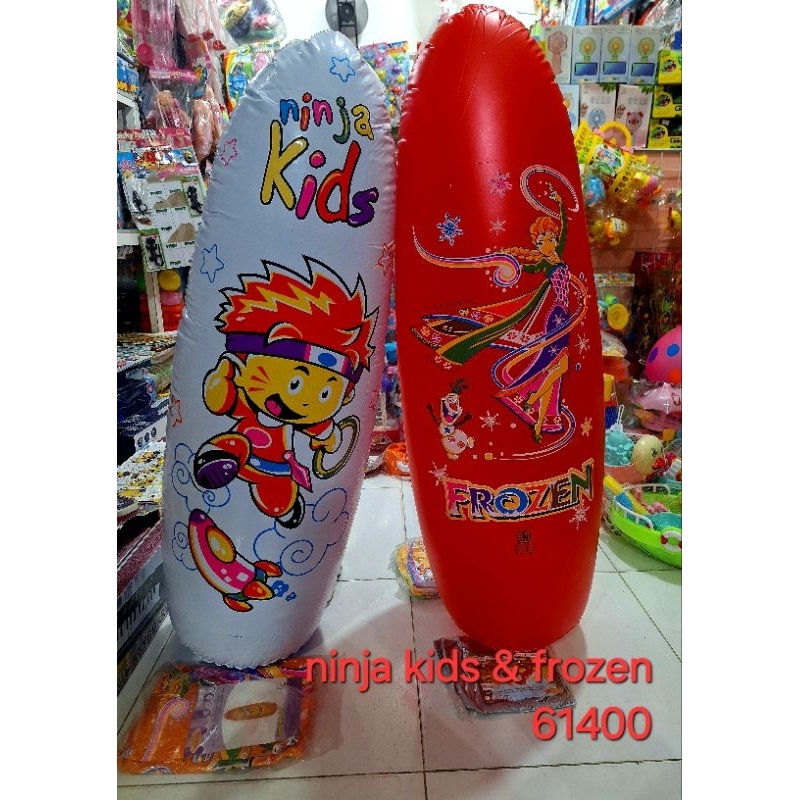 Jual mainan balon tiup karakter tinju anak/balon tiup anak/mainan tiup ...
