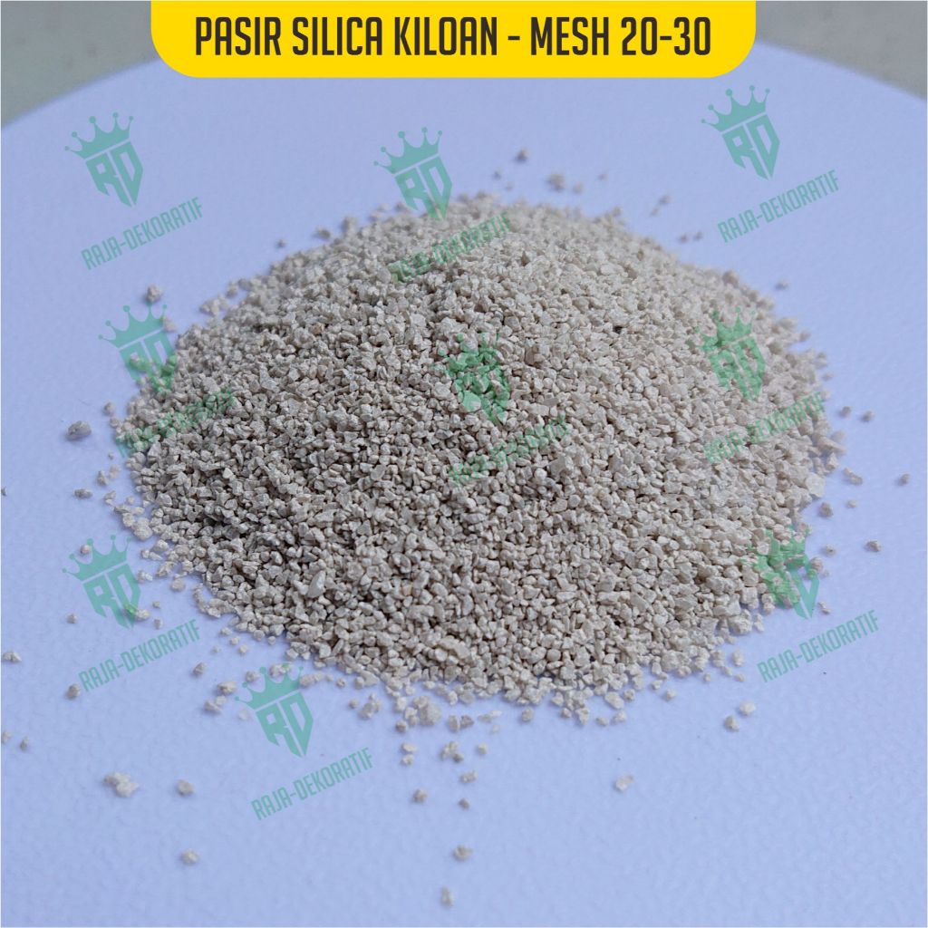 Jual Bahan Cat Tekstur - Pasir Silica Bangka Mesh 20-30 | Shopee Indonesia
