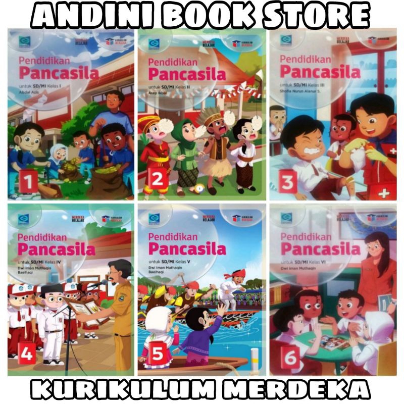 Jual BUKU PENDIDIKAN PANCASILA KELAS 1 2 3 4 5 6 SD/MI KURIKULUM MERDEKA GRAFINDO | Shopee Indonesia