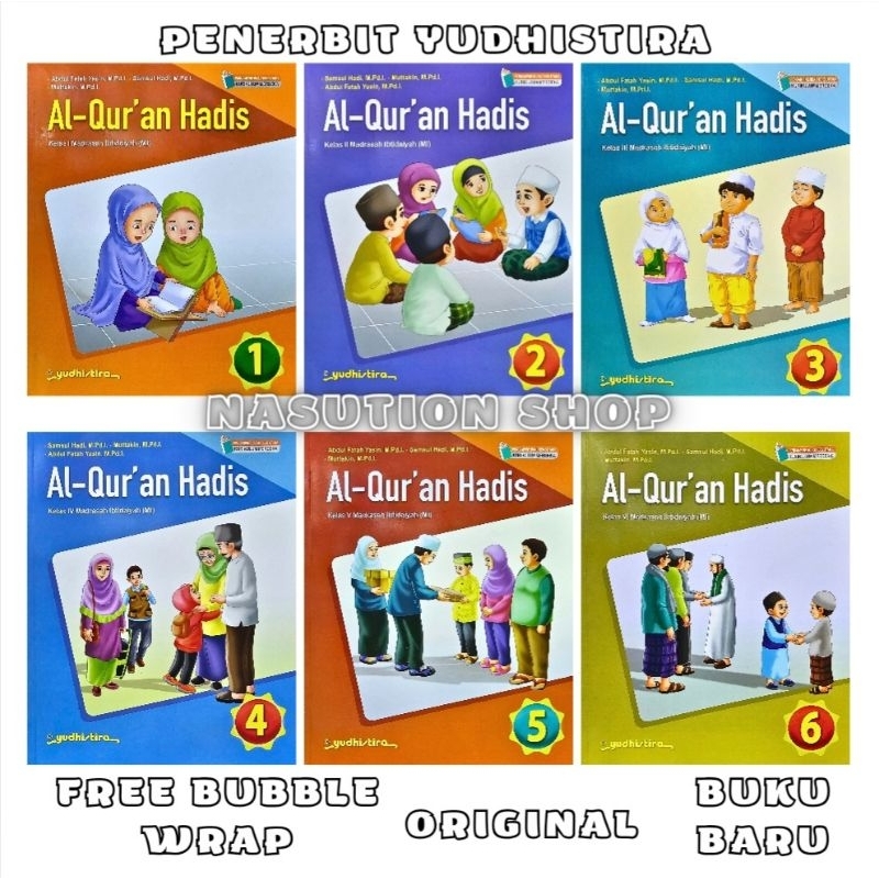 Jual Buku AL-Quran Hadis Kelas 1 2 3 4 5 6 MI Yudhistira Kurikulum Merdeka Km Madrasah ...