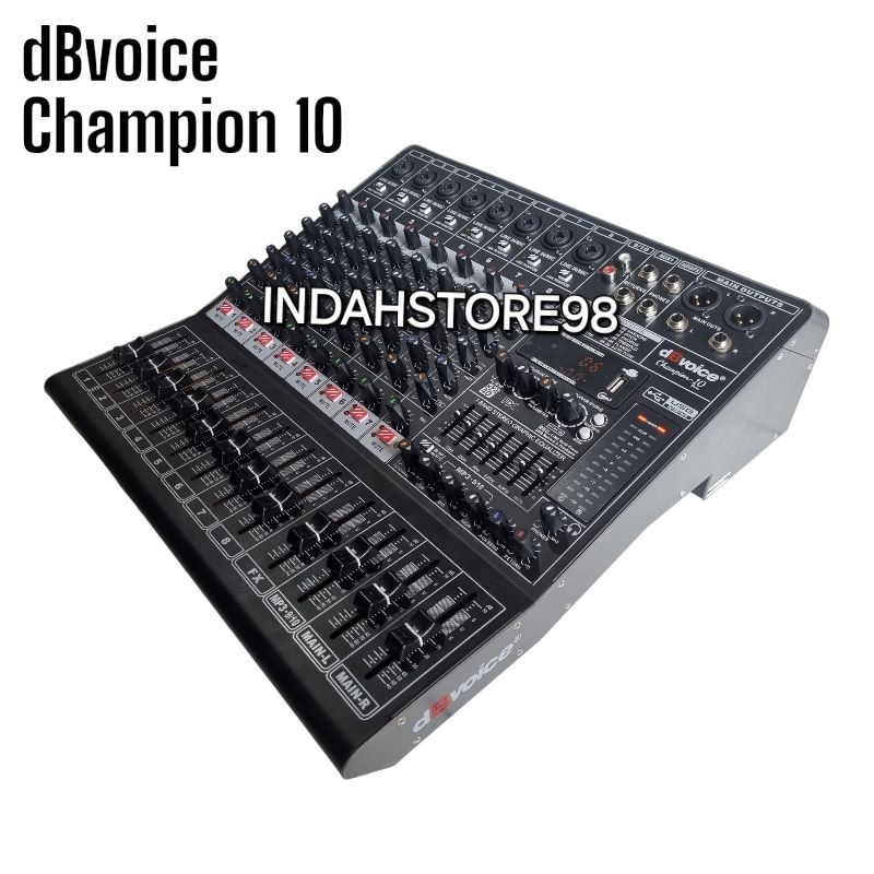 Jual Mixer dBvoice Champion 10 Profesional Mixer 8 Channel Original dB ...