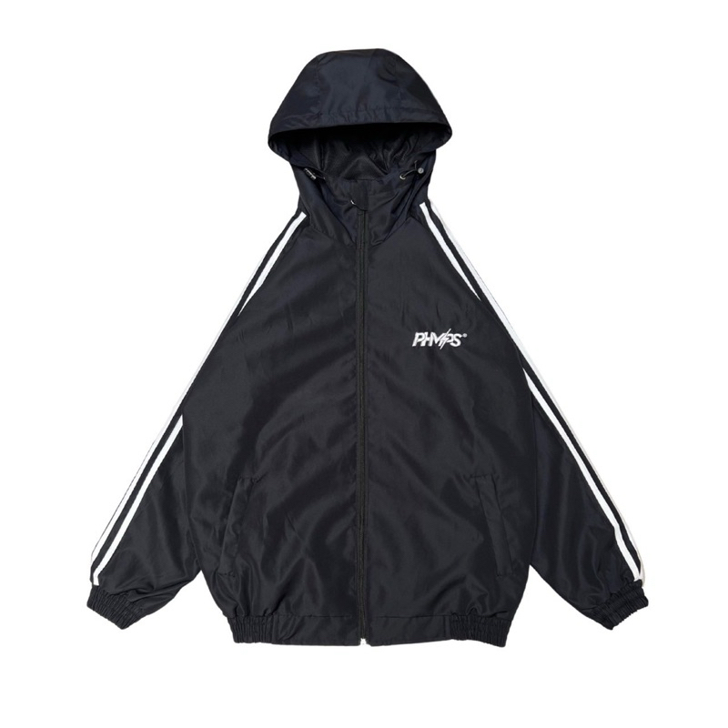 Jual FORTYEIGHT Jaket Linea Jacket Perasut Running Stripe Pria Wanita ...