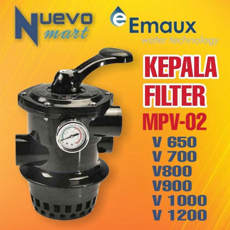 Jual Kepala Filter 2" inch EMAUX V700 V800 V900 V1000 V1200 MPV02 MPV 02 | Shopee Indonesia