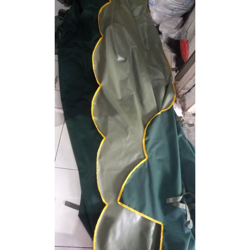 Jual Terpal tenda terop 4 x 6 + rumbai merek unika kain CP Jeep ...