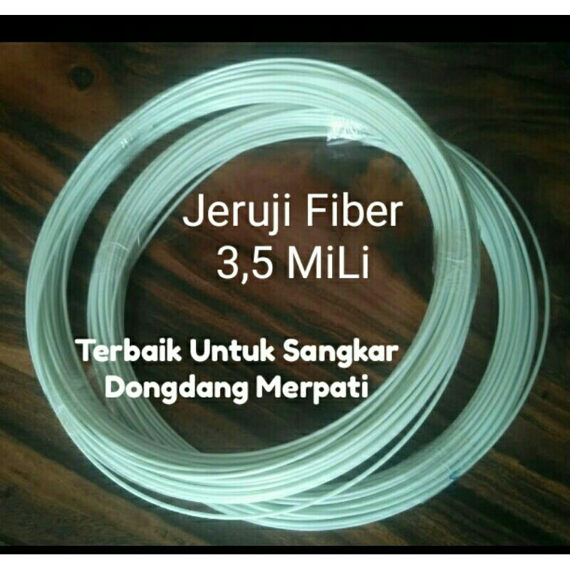 Jual RUJI JERUJI FIBER 3,5 MM PUTIH SUSU TERBAIK UNTUK SANGKAR BURUNG ...