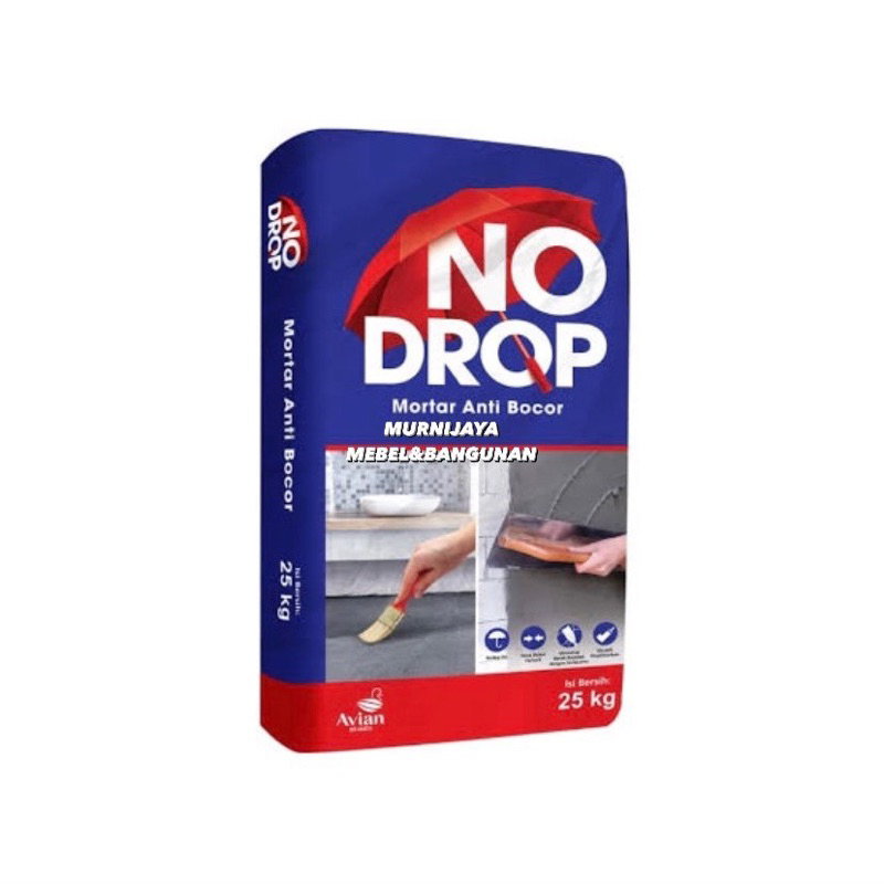 Jual NO DROP MORTAR WATERPROOF 1KG (DIKEMAS ULANG/ECERAN)ACIAN SEMEN ...