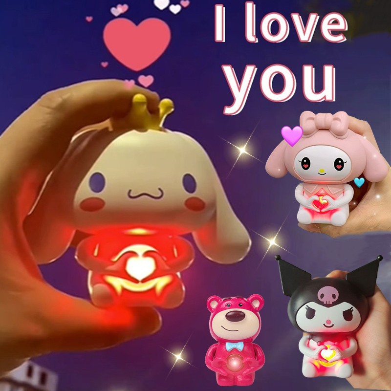 Jual SANRIO LED I LOVE YOU (Robot Kuromi Cinnamoroll Cinamon Roll ...