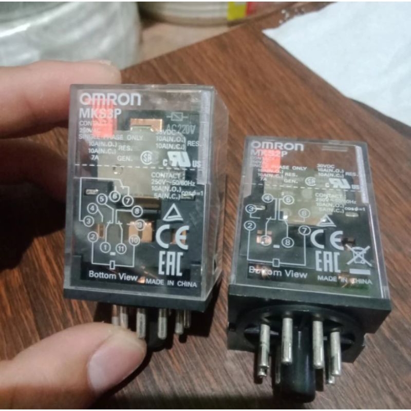 Jual RELAY OMRON MKS3P 220V ORIGINAL ASLI | Shopee Indonesia