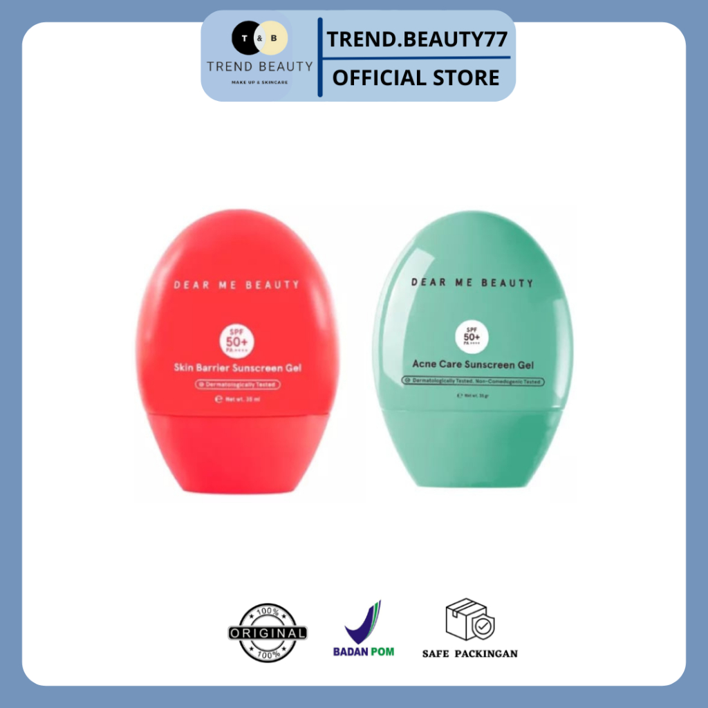 Jual DEAR ME BEAUTY SUNSCREEN SPF 50+ PA++++ SKIN BARRIER | ACNE GEL ...