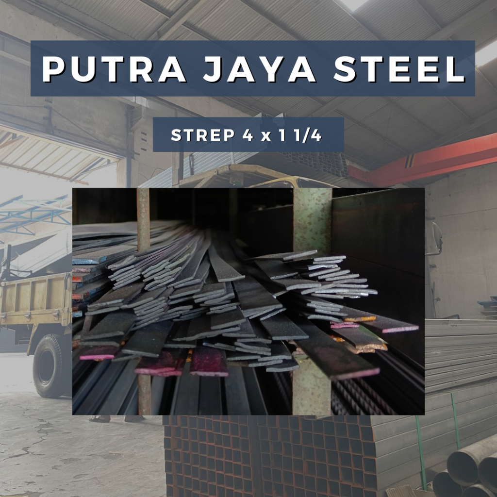 Jual PLAT STRIP | PLAT STRIP BESI 4 x 1 1/4 | Shopee Indonesia